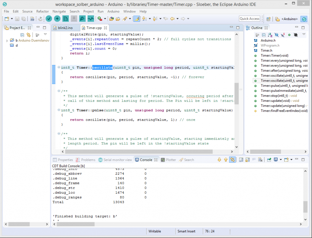 Arduino W Eclipse Wrzaskuns Dev