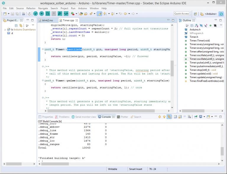 Arduino w Eclipse | wrzaskun's Dev